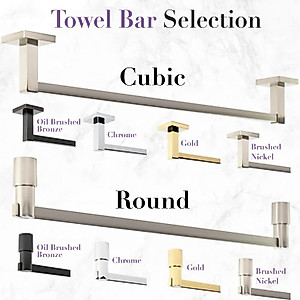 Straga Rustic Wall Mounted Bathroom Shelves - 23" Hardwood Shelf Organizers with 18" Towels Holder - A Modern Addition To Your Bathroom, Powder Room, Guest Bathroom and More (Wormy Maple)