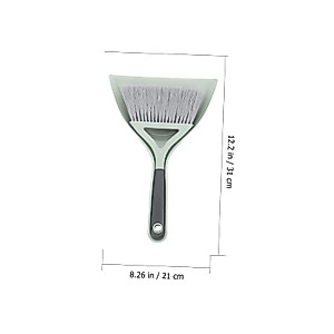 1 Set Broom Dustpan Keyboard Cleaning Brush Table Cleaning Tool Small Dust Pans Desktop Cleaning Broom Kitchen Desktop Dustpan Home Cleaning Accessory Cleaning Kit Plastic Green SOESFOUFU