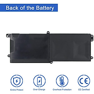 JOTACT DT9XG (11.4V 90W/7500mAh 3-Cell) Laptop Battery Compatible with Dell Alienware Area-51m ALWA51M-1766PB i9-9900K D1733B D1746B D1746W D1766B D1766W D1968B D1968W Series Notebook 07PWKV 0KJYFY