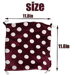 LEFTSTARER Rat Ferret Sugar Glider Cage Hammock Bedding Small Pet Cage Accessories Toy Triple-Layer Hammock Bedding for Hamster Guinea Pig Sugar Glider Rat Ferret Chinchilla Playing Sleeping(Grey)