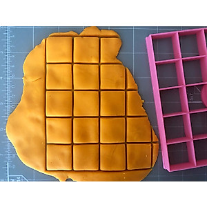 25 x1" size squares multi Cookie Cutter (5 x 5 in)