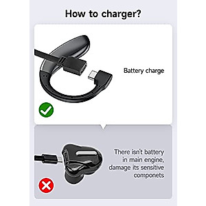 MANKIW Bluetooth Headset with Built-in Three Mic Bluetooth Earpiece V5.3 Hands-Free Wireless Earphones for Driving/Business/Office, Compatible for iOS/Android Cellphone(Black)