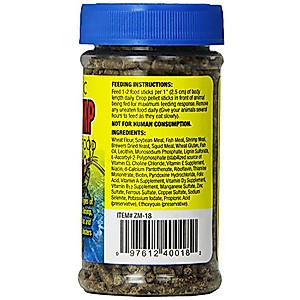 Zoo Med Laboratories Aquatic Shrimp Crab and Lobster Food (3 Pack / 2.5-Ounce)