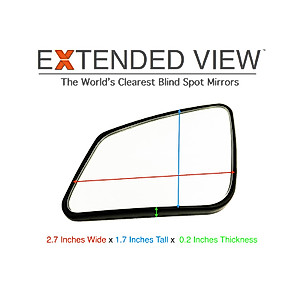 NXTGEN Extended View Mirrors - Compatible with 2020-Present Toyota Supra | MKV Supra Blind Spot Mirrors