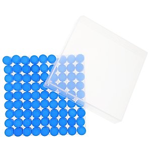 TEHAUX 1. 8ml Small Freezing Tubes Plastic Vials Sample Tubes with Screw Lid Box