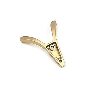 Bitray 4 PCS Coat Rack Wall Mounted Coat Clothes Hook for Towel/Robe Clothes Hook, Zinc Alloy Bedroom Hook for Closet Top Bathroom Kitchen Cabinet Garage,Gold