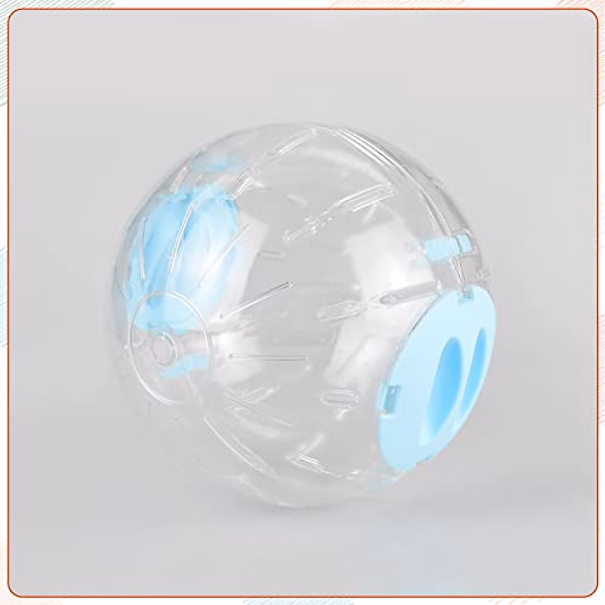 Andiker Hamster Ball, 5.52in Transparent Hamster Running Ball with Breathable Holes Easy to Install Hamster Exercise Ball for Small Animals to Keep Fit or Do More Sports Hamster Wheels