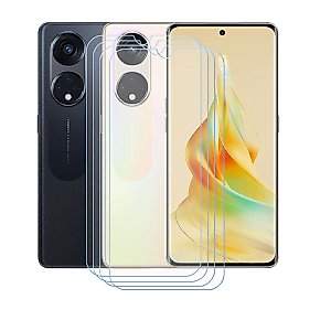 FZYM (4-Pack) Screen Protector for Oppo Reno8 T 5G, Anti Scratch 9H Hardness Protective Film Premium HD Clarity Tempered Glass Friendly Designed for Oppo Reno8 T 5G (6.7")