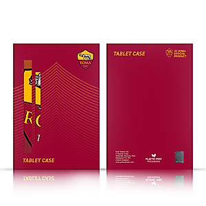 Head Case Designs Officially Licensed AS Roma Home 2023/24 Crest Kit Leather Book Wallet Case Cover Compatible with Apple iPad Pro 11 2020/2021 / 2022