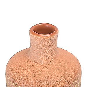 Main + Mesa Stoneware Vases with Gold Pattern, Set of 8