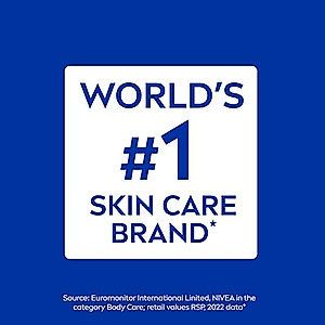 NIVEA Essentially Enriched Body Lotion for Dry Skin - Pack of 6, 2.5 fl. oz. Travel Size Toiletries