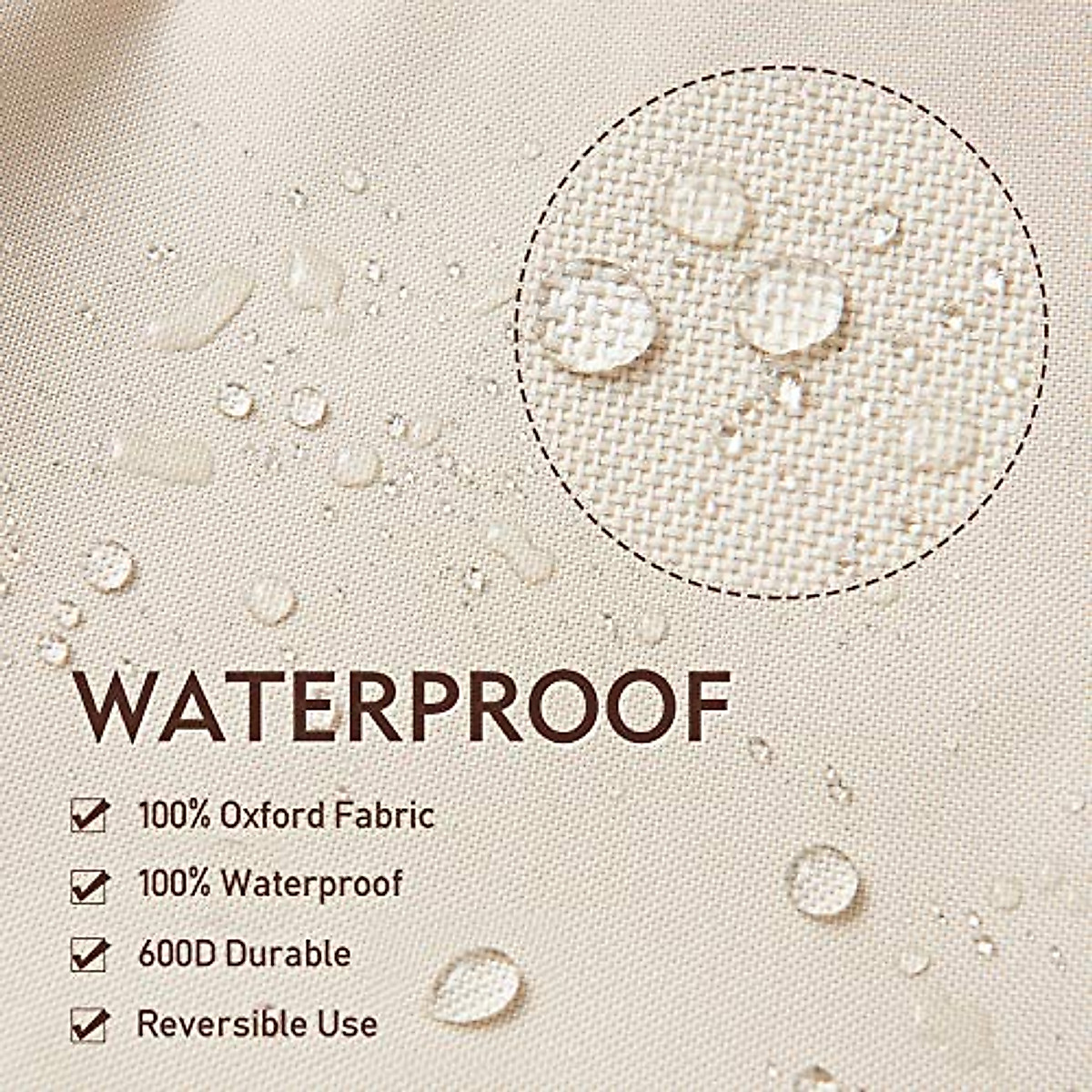 Bestalent Patio Chair Covers Outdoor Furniture Covers Waterproof Fits up to 32" W x 37" D x 36" H 2Pack