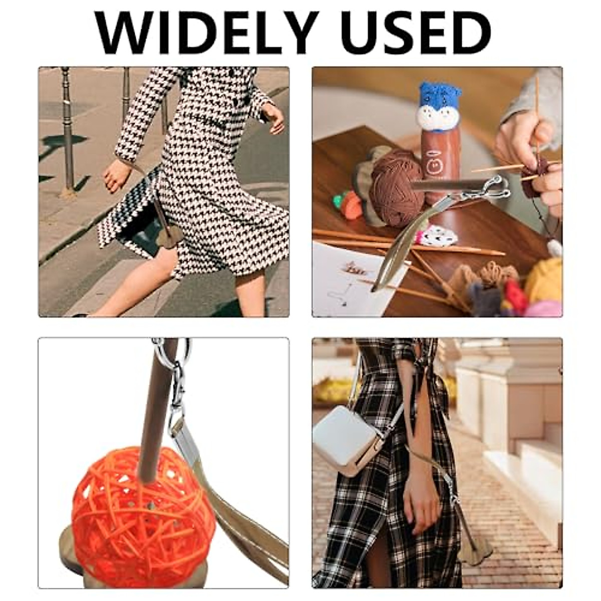 Wrist Yarn Holder, Crochet Yarn Holder Yarn Ball Holder, Portable Yarn Holder with Wrist Strap, Wooden Yarn Organizer Yarn Holder Hanger for Crocheting, Yarn Dispenser Sewing DIY Knitting Supplies