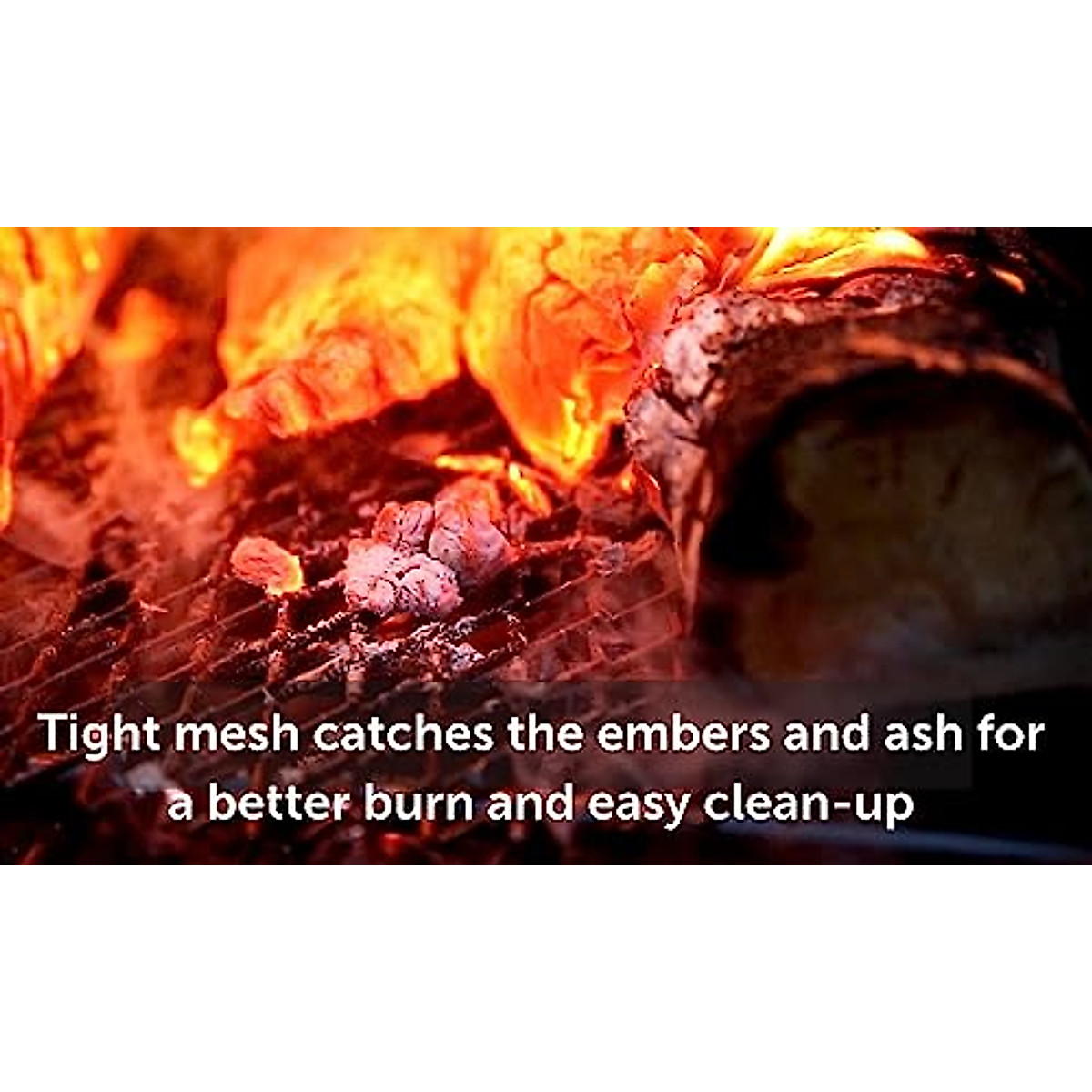 Walden Backyards Universal Ember Catcher - Round Steel Mesh Grate for Fire Pit Grates Outdoor Pits and Campfire - 16”