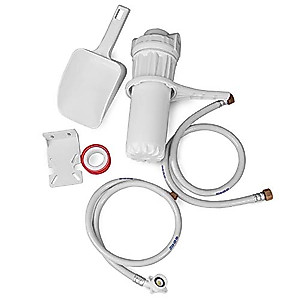 VEVOR 110V Commercial Ice Machine 440LBS/24H with 77LBS Bin, Full Cube, LED Panel, Stainless Steel, Air Cooling, ETL Approved, Professional Refrigeration Equipment, Include Scoop and Connection Hose