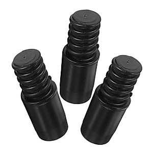 Cabilock 3sets Mop Head Connector Tips for Handle Push Broom Handle Broom Repairing Tip Tips for Telescopic Pole Tip for Telescopic Pole Tip for Extension Pole Black Plastic 3pcs*3