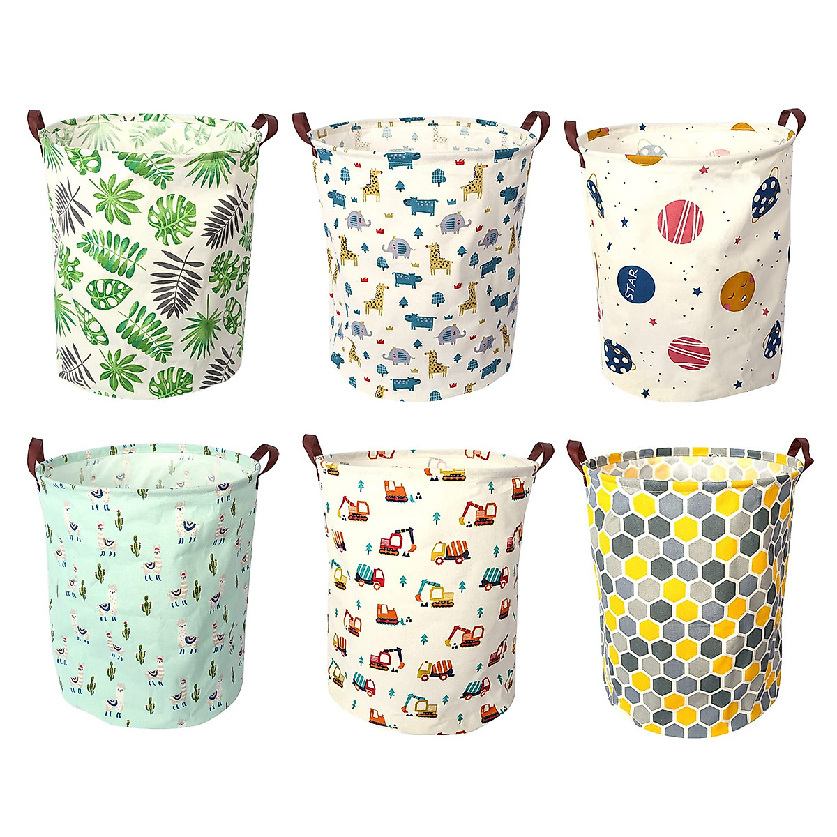 Large Storage Basket,Laundry Hamper/Bathroom/Home Decor/Collapsible Round Storage Bin,Boys and Girls Hamper/Boxes/Clothing(Cars)