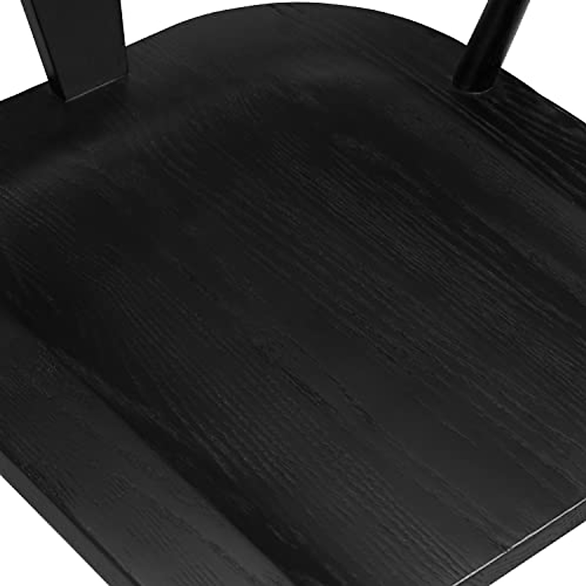 POLY & BARK Enzo Dining Chair,Oak, Black