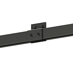 DIYHD 10FT Box Track Double Sliding Barn Door Hardware