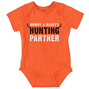 Mommy and Daddy Hunting Partner Baby Romper Boys or Girls