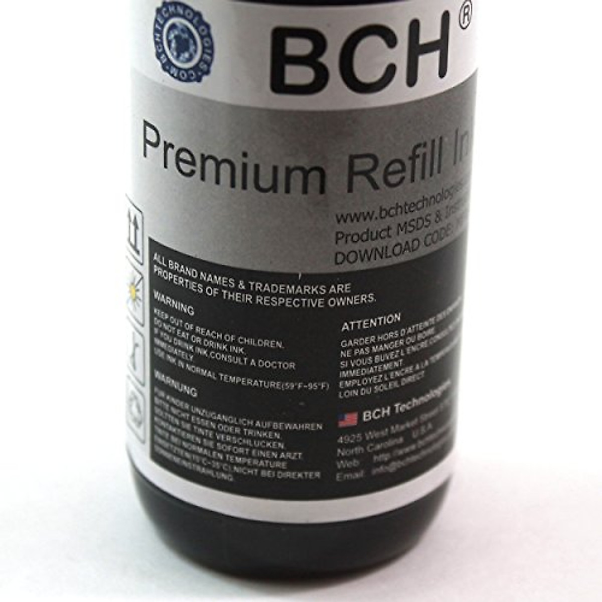BCH Premium Refillable Dye Ink Red Color for Canon Printer Compatible for Canon Ink Cartridges Canon CLI-9 Pixma Printer Ink Pro9500-100ml Retail Bottle