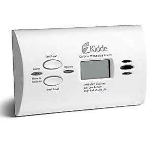 Kidde Carbon Monoxide Detector, AA Battery Powered CO Alarm with LEDs, Test-Reset Button, Low Battery Indicator, Portable