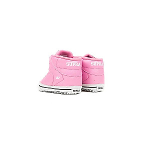 Supra Crib Vaider Size 4 Pink-White Skate Shoes