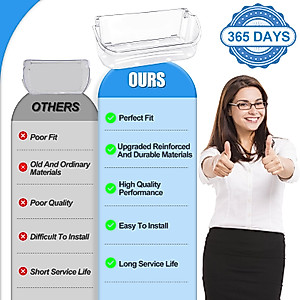 UPGRADED 240356402 Refrigerator Door Bin Compatible with Frigidaire Door Shelf Replacement Frigidaire Gallery Door Shelf Refrigerator Shelves FGHS2631PF4A FFSS2615TS0 LFSS2612TF0 LFSS2612TE0 Door Bin