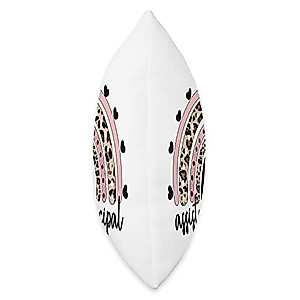 Assistant Principal Appreciation School Rainbow Assistant Principal Throw Pillow, 16x16, Multicolor