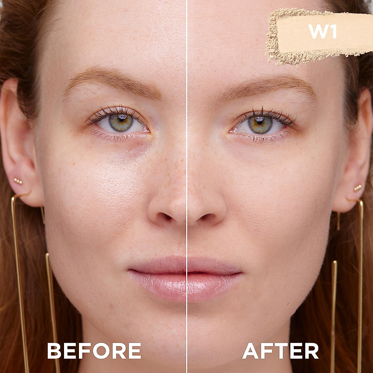 L'Oreal Paris True Match Super Blendable Oil Free Foundation Powder, W1 Light, 0.33 oz, Packaging May Vary