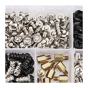 TYFZ Screw PCB Motherboard Spacing Screws & Insulating Gaskets Assortment Kit DIY PC Computer Repairing Accessories Easy to Install
