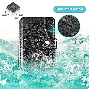 通用 Phone Wallet Stick on, Credit Card Holder for Cell Phone and Phone Card Holder Stick on for Back of Phone or Phone Case (Black)