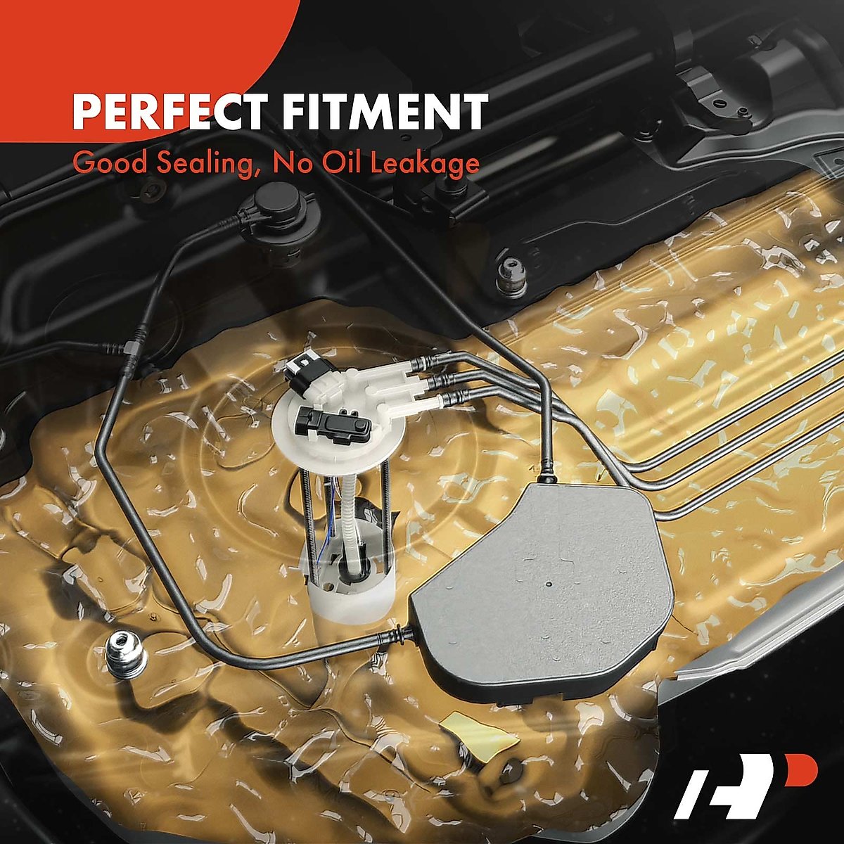 A-Premium Electric Fuel Pump Module Assembly with Sending Unit Compatible with Ford Explorer & Mercury Mountaineer, 2004 2005, V8 4.6L, Gas, Replace# 4L2Z9H307CA, 4L2Z9H307CC