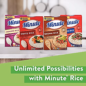 Minute Brown Rice, Instant Brown Rice for Quick Meals, 28-Ounce Box
