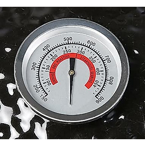 WHNB 13 Inch Mini Grill Garden Ceramic Charcoal Grills Multifunctional Outdoor Without Side Table for BBQ, Camping and Picnic -Black