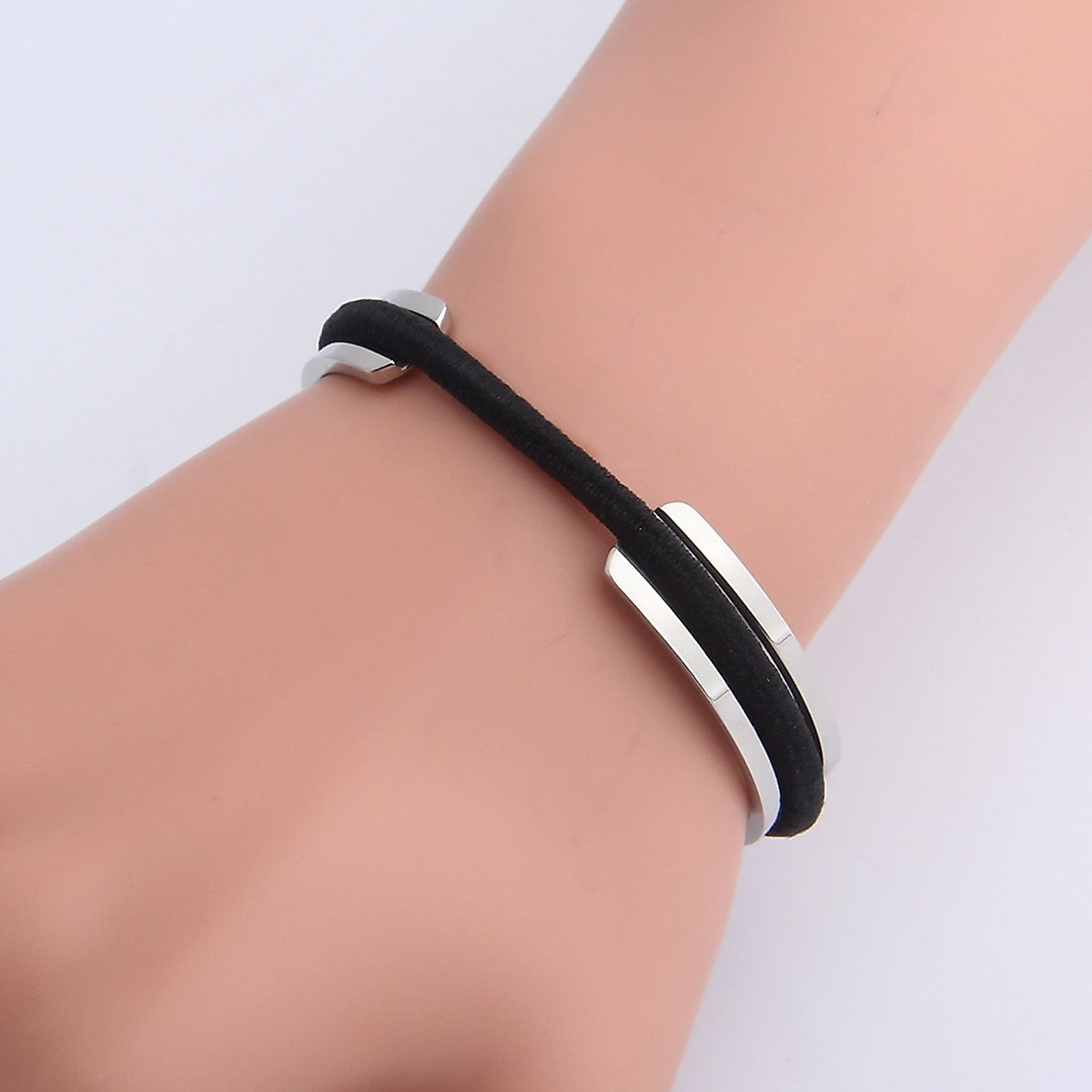 Zuo Bao Hair Tie Bracelet High Poshing Stainless Steel Bangles Bracelet for Women