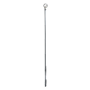 Ullman A-2T Circular Telescoping Pocket Inspection Mirror, 7/8" Diameter, 4-1/2" to 18" Extended Handle Length