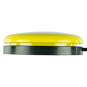 AbleNet Buddy Button Switch Yellow - Assistive Technology Interactive Switch for Communication and Accessible Play - Product# 57500