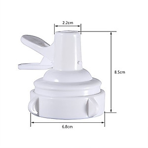 Yosoo Water Dispenser Valve, Plastic Drinking Bottle Top Spigot Water Replacement Bottle Top Valve Faucet Dispenser Simple Device White