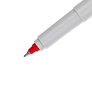Sharpie 37002 Permanent Markers Ultra Fine Point Red Dozen