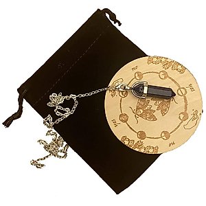 Pendulum Board Wooden Witchcraft Wiccan Altar Witchcraft Supplies Beginner Witchcraft kit (Medium)