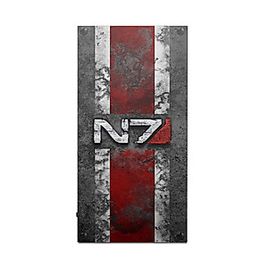 Head Case Designs Officially Licensed EA Bioware Mass Effect N7 Logo Distressed Graphics Vinyl Sticker Gaming Skin Decal Cover Compatible With Xbox Series X Console and Controller Bundle