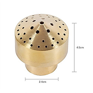 1/4''1/2''3/4''1''3/2''2''Brass Column Garden Pond Water Fountain Nozzle Sprinkle Spray Head(1/2")