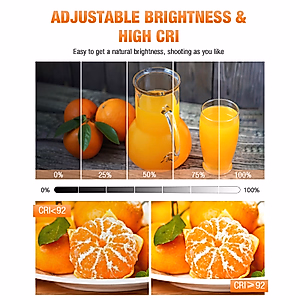 FOSITAN Bi-Color Dimmable Photo Light Box Kit, 32x32 inch/80x80 cm Photo Studio Photography Photo Box Kit 2 Led Light Bars 252 LED Light Beads Tabletop Professional Shooting Tent with 5 Backdrops