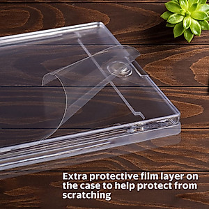 5 ct Magnetic Card Holder for Trading Cards, 35 pt Card Protectors Hard Plastic Fit for Standard Cards, MTG Cards, YUGIOH Cards, Sports Cards, Baseball Cards