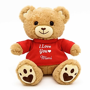 DIBSIES Personalized Teddy Bear (I Love You)