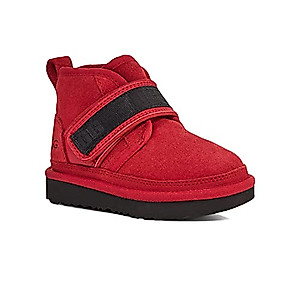 UGG Boy's T Neumel Snapback Chukka Boot, Samba RED, 10 Toddler
