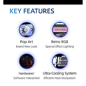 ASPIRING Colorful GeForce RTX 4060 Ultra W OC 8GB 128bit Multicolor Gradient Graphics Card D6 Gaming Video Card RTX4060 Desktop GPU