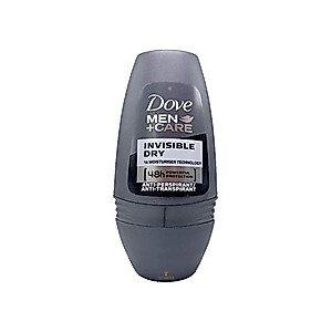 Dove Men + Care Antiperspirant Deodorant - Invisible Dry Roll-On (50ml) - Pack of 6