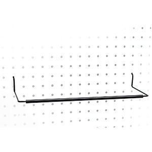 Paper Towel Holder for Pegboard, Extendable, Fit Any Standard Pegboard, Pegboard Organization Accessory Hook for Workshop, Garage, Kitchen, Laundry Room, Bathroom 4 Packs, Black (4 PCS)